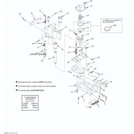 Replacement Parts For A0107-INT - Amada Work Holder Clamps ...